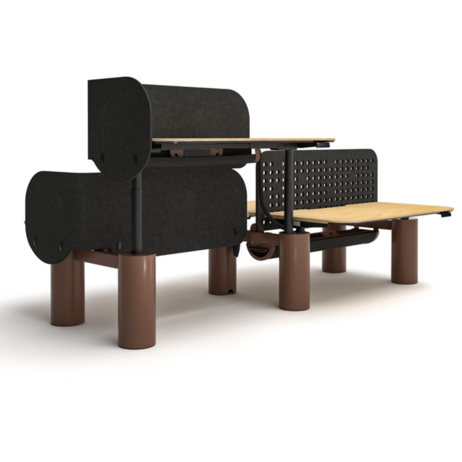 Column h/a height adjustable workstation system | Ninetwofive Interiors